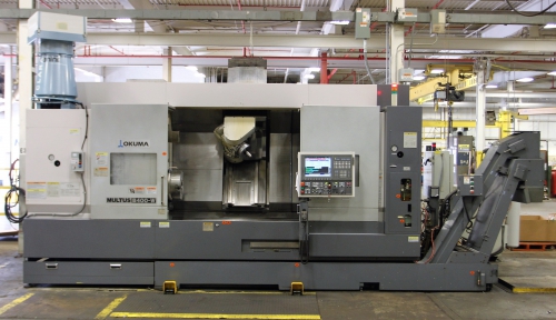 دستگاه تراشCNC Turning Center Lathe Okuma Multus B400 W - TehranCNC