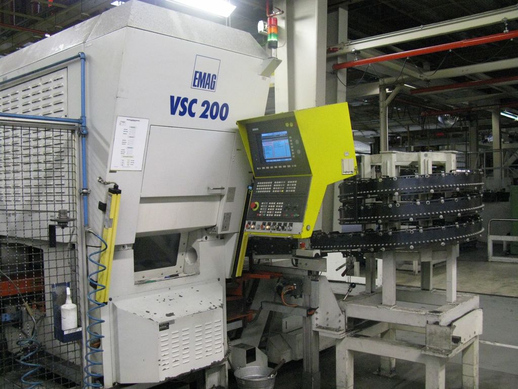 دستگاه تراش CNC vertical lathe EMAG VSC 200 - TehranCNC