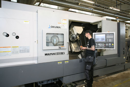 دستگاه تراشCNC Turning Center Lathe Okuma Multus B400 W - TehranCNC